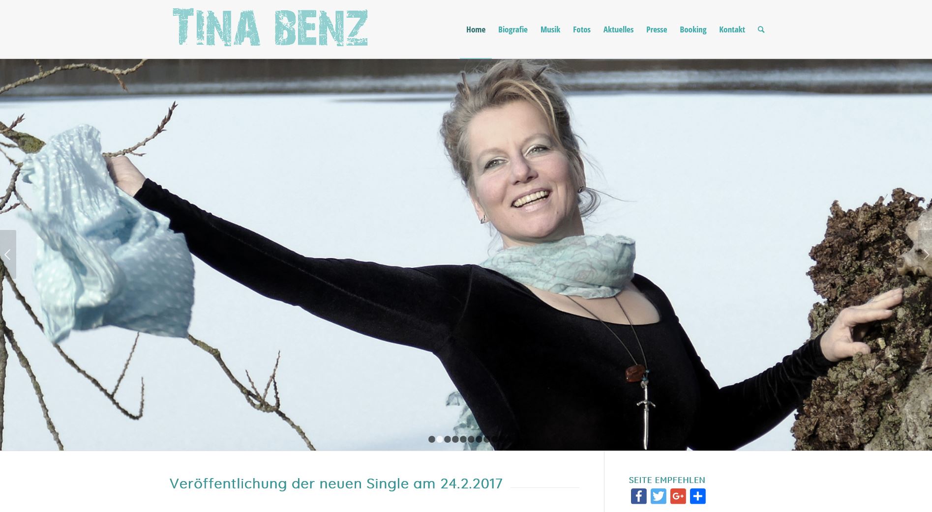 Neue Homepage: Tina Benz, Mezzosopranistin | Otto-Photo | Webdesign ...